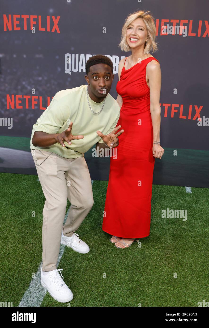 11 July 2023 Hollywood, California - Desi Banks, Heidi Gardner. Los ...