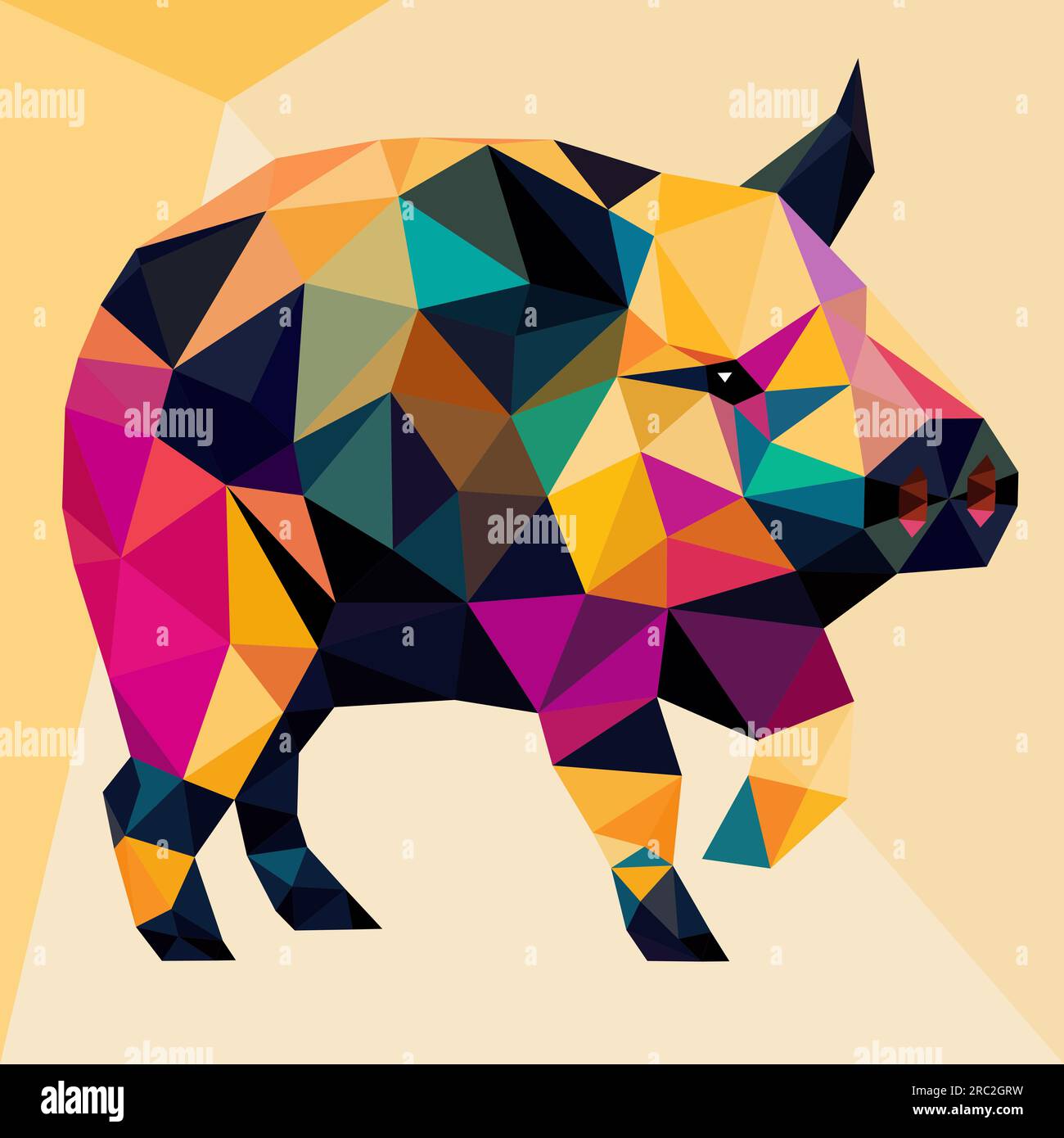 Pig triangle hi-res stock photography and images - Alamy