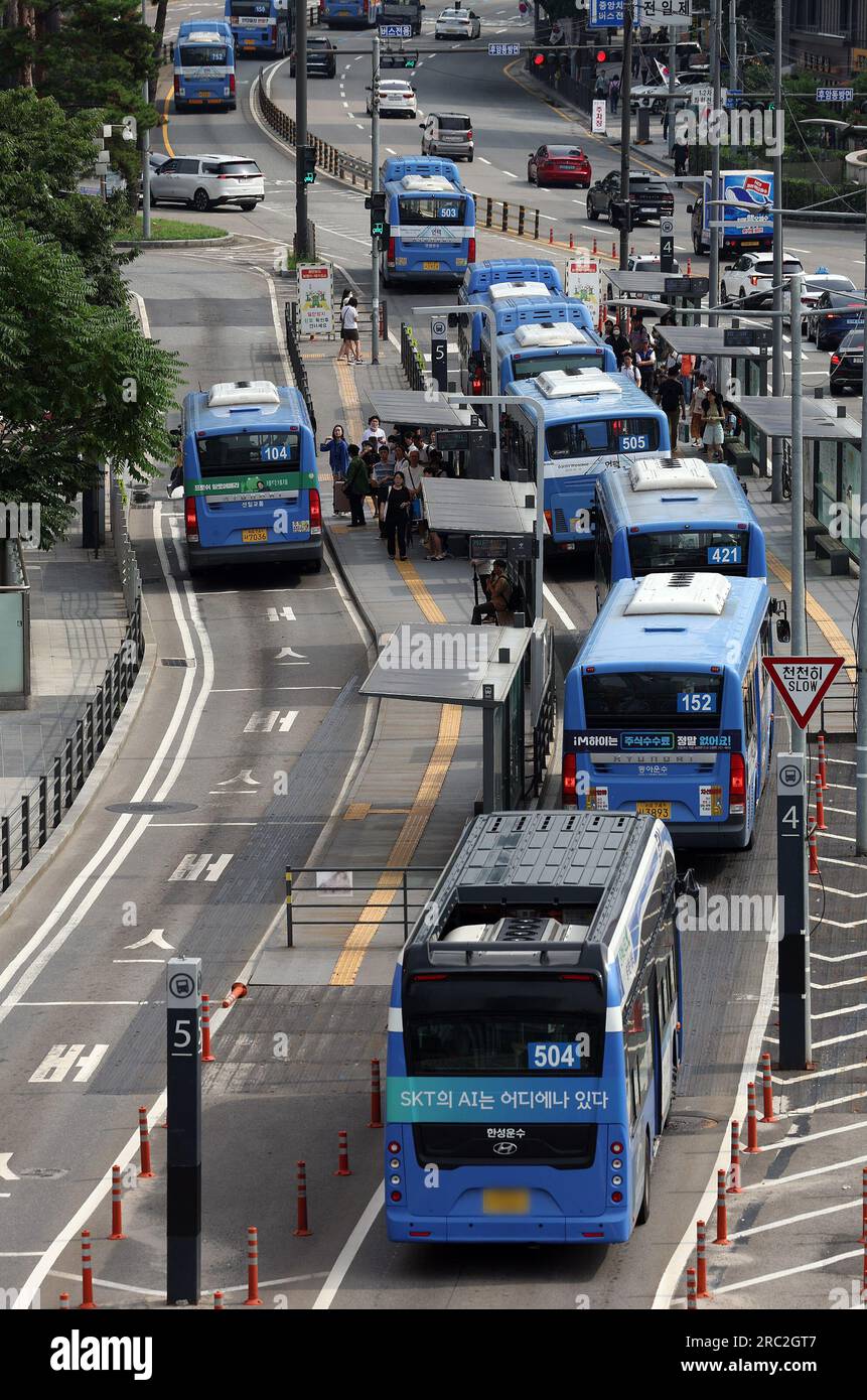 Vilnius, Lithuania on July 12, 2023, 12th July, 2023. Bus, subway fares ...