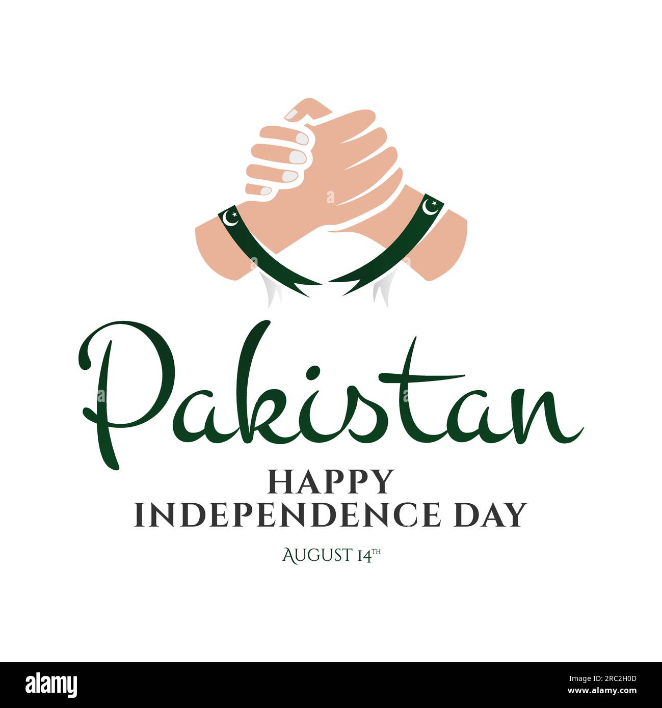 Pakistan Happy Independence Day Vector Template 14th August Vector
