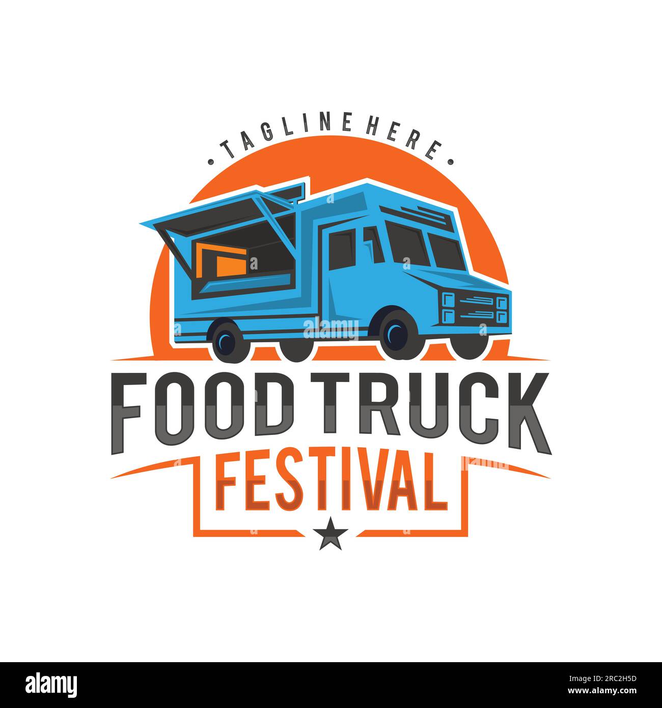 Logo food truck hi-res stock photography and images - Alamy