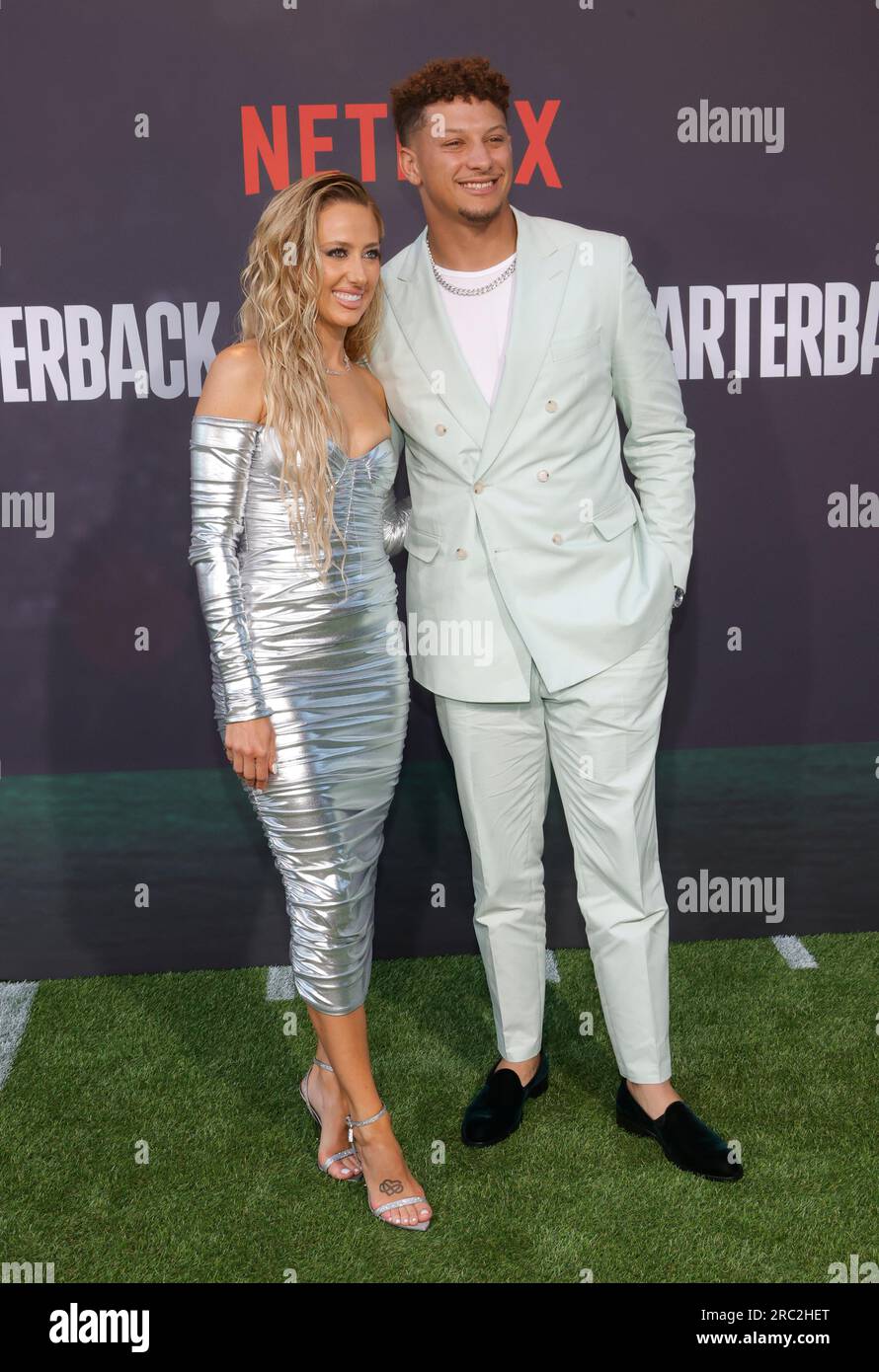 11 July 2023 Hollywood, California - Brittany Mahomes, Patrick Mahomes ...