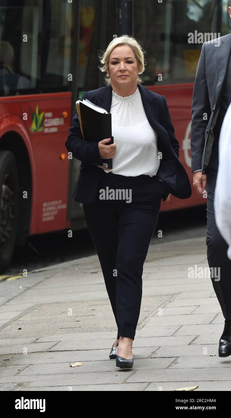 London, UK. 12th July, 2023. Michelle 0'Neill former Deputy First ...