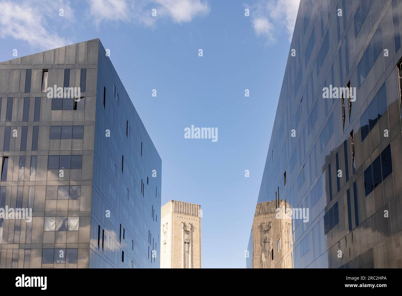 Liverpool, united kingdom May, 16, 2023 Mann Island building, by ...