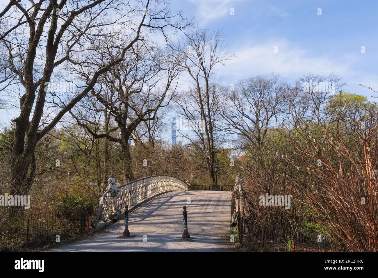 New york central park spring aerial hi-res stock photography and images ...
