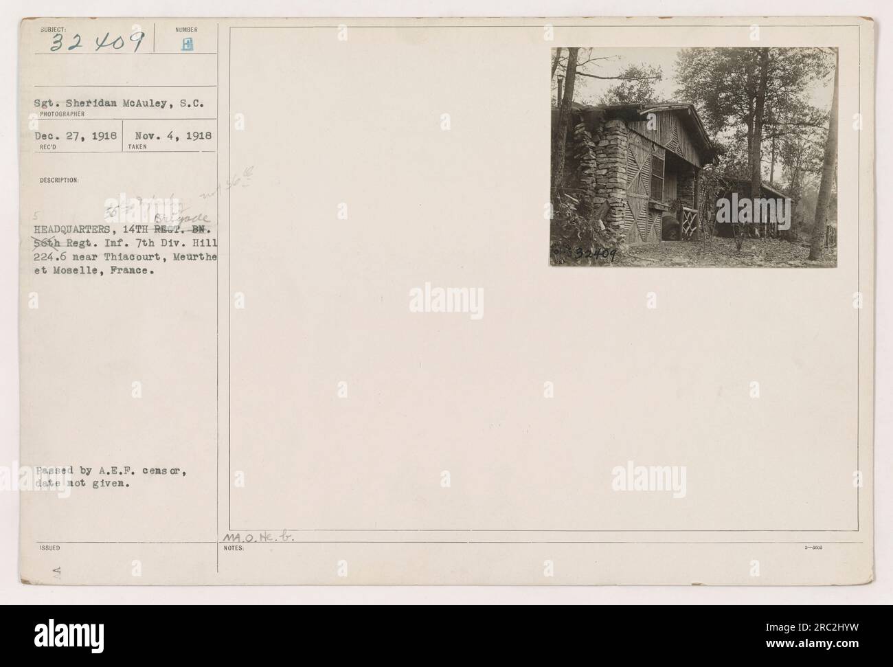 Sgt. Sheridan McAuley from the 55th Infantry Brigade, 14th Regiment ...