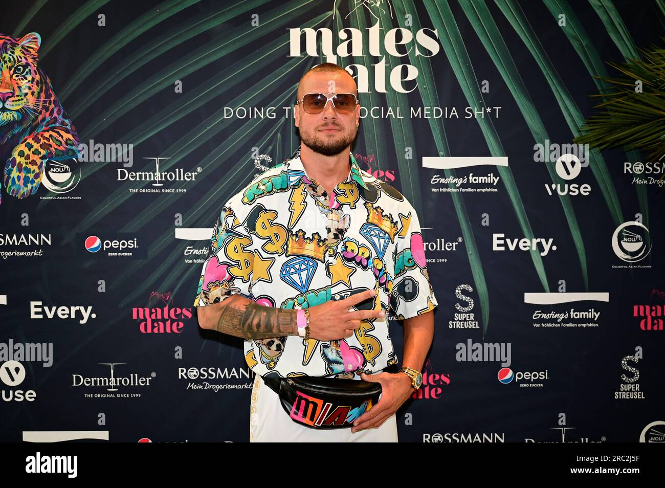 Eric Sindermann beim Mates Date Influencer Event auf der Berlin Fashion ...