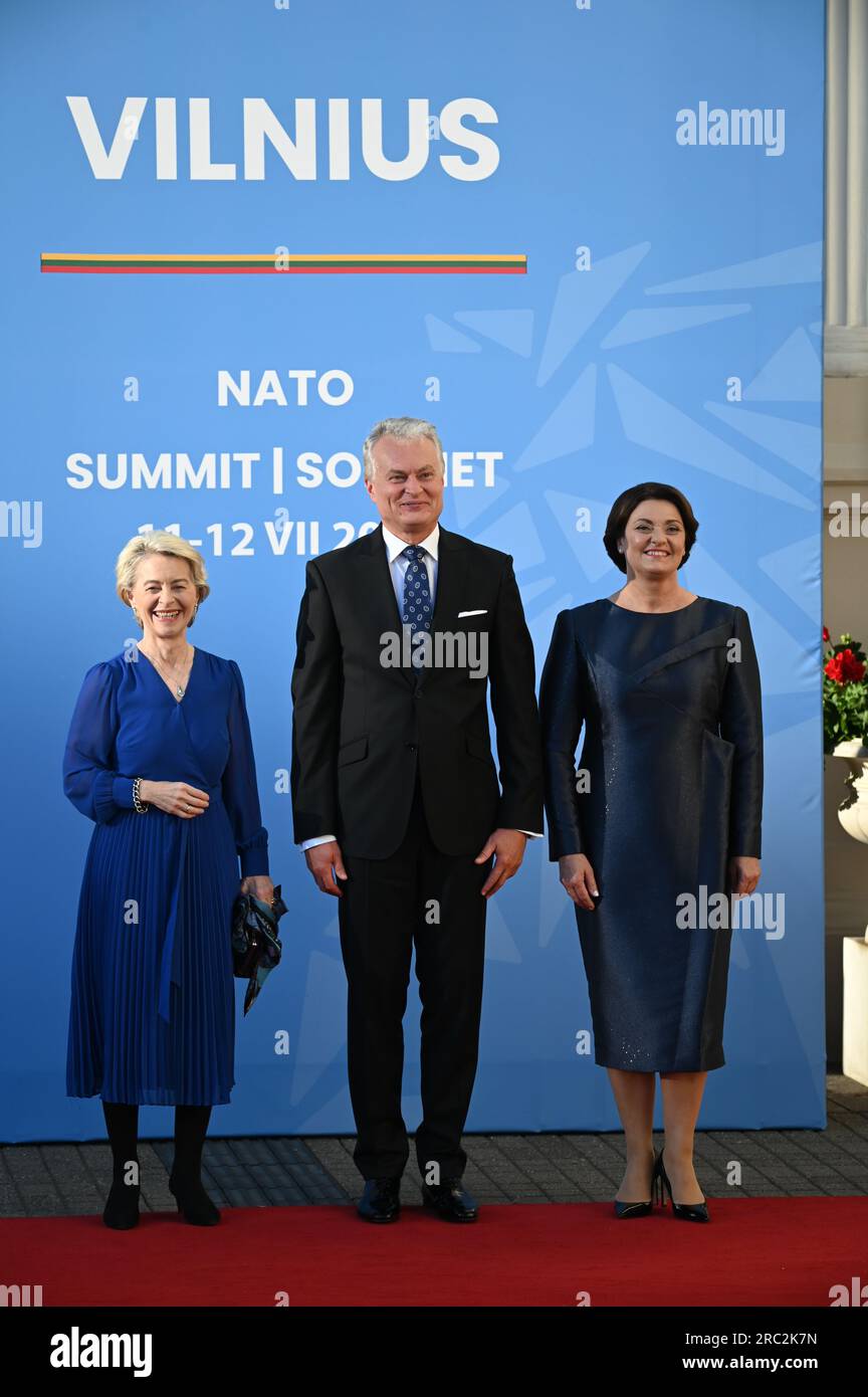 Vilnius, Lithuania. 11th July, 2023. Nato Public Forum 2023 at the ...