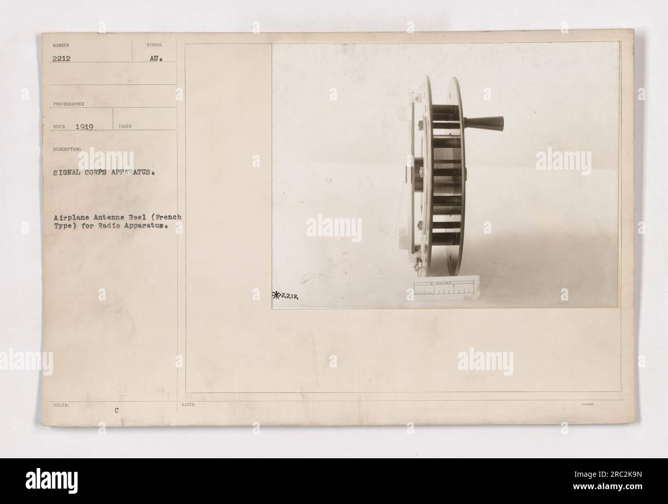 Signal Corps Apparatus (French Type) for radio communication during ...