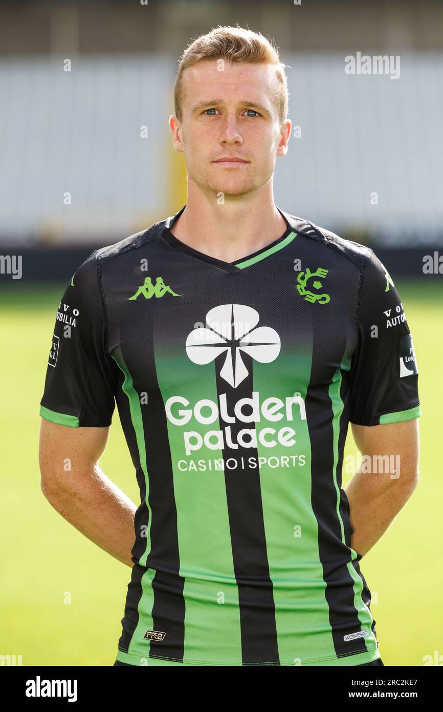 Brugge, Belgium. 12th July, 2023. Cercle's Thibo Somers poses for the ...