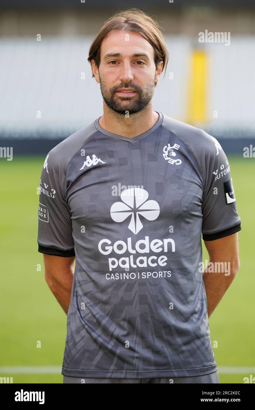 Brugge, Belgium. 12th July, 2023. Cercle's goalkeeper Sebastien ...