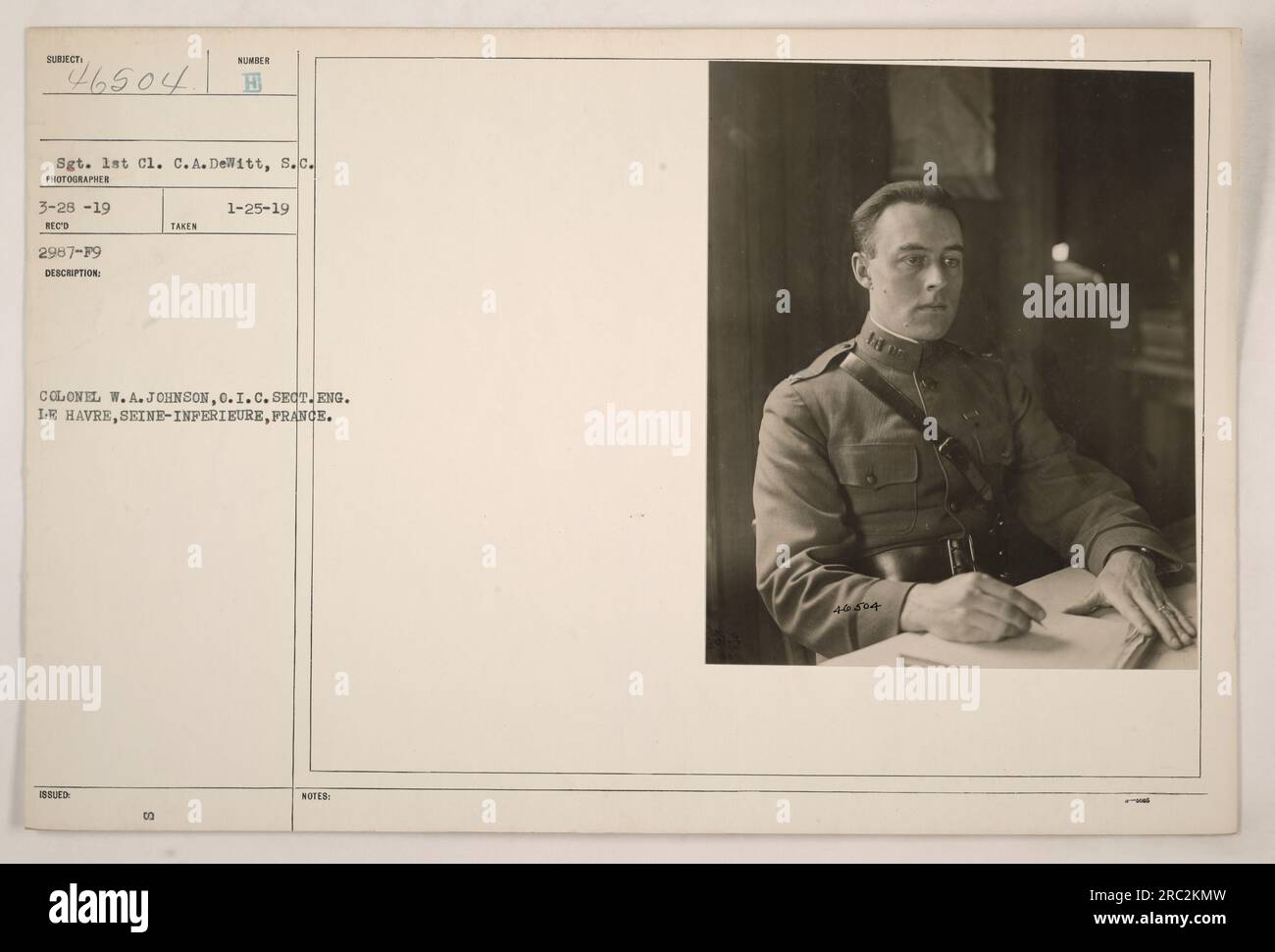 Colonel w a johnson hi-res stock photography and images - Alamy