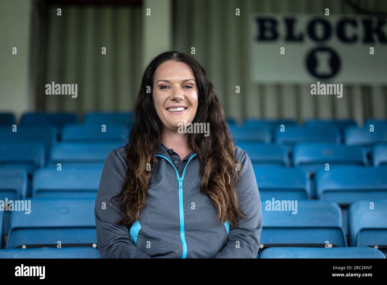 Haverfordwest chief executive Georgina Nicholas before the pre-season ...