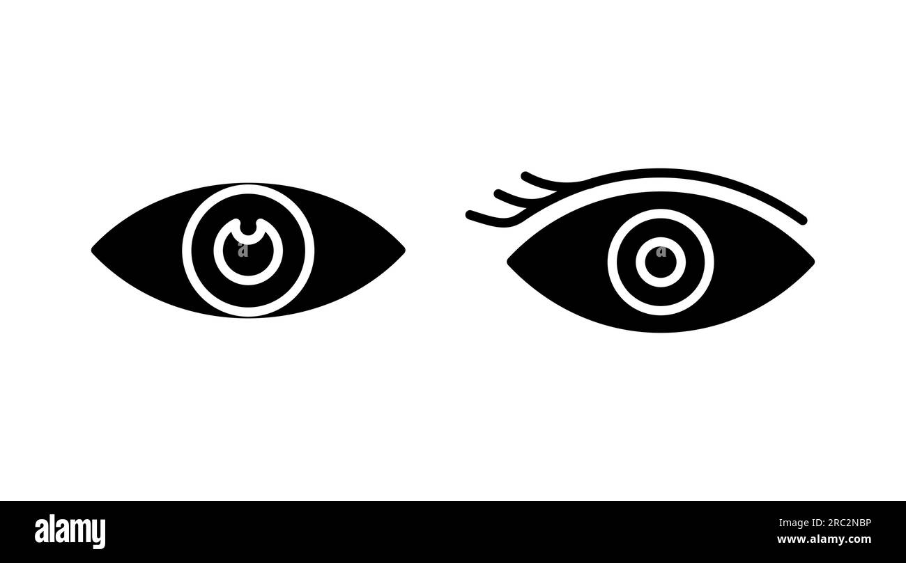 Eye icon. Look and Vision icon. Eye vector icon Stock Vector Image ...