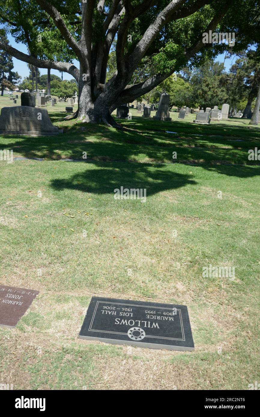 Inglewood, California, USA 11th July 2023 Actress Lois Hall Grave at Inglewood Park Cemetery on ...