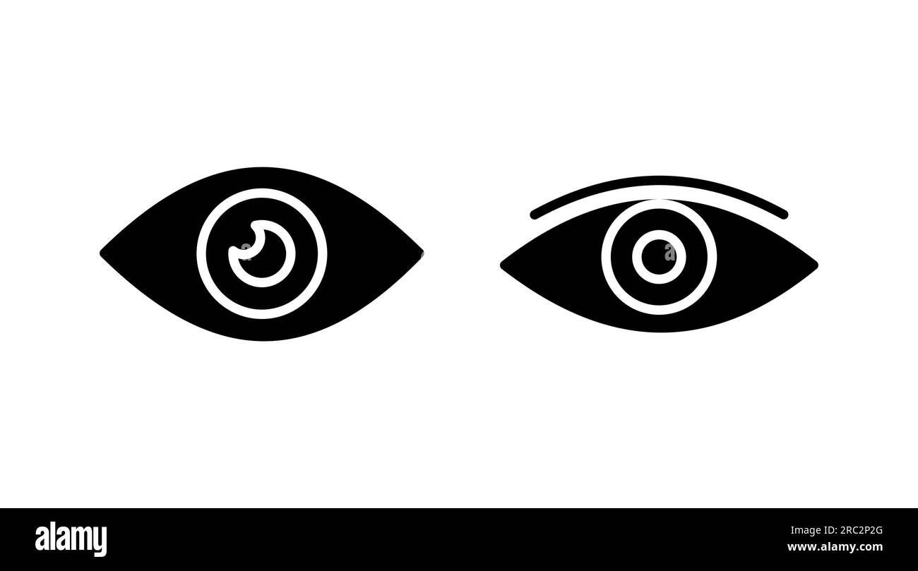 Eye icon. Look and Vision icon. Eye vector icon Stock Vector Image ...