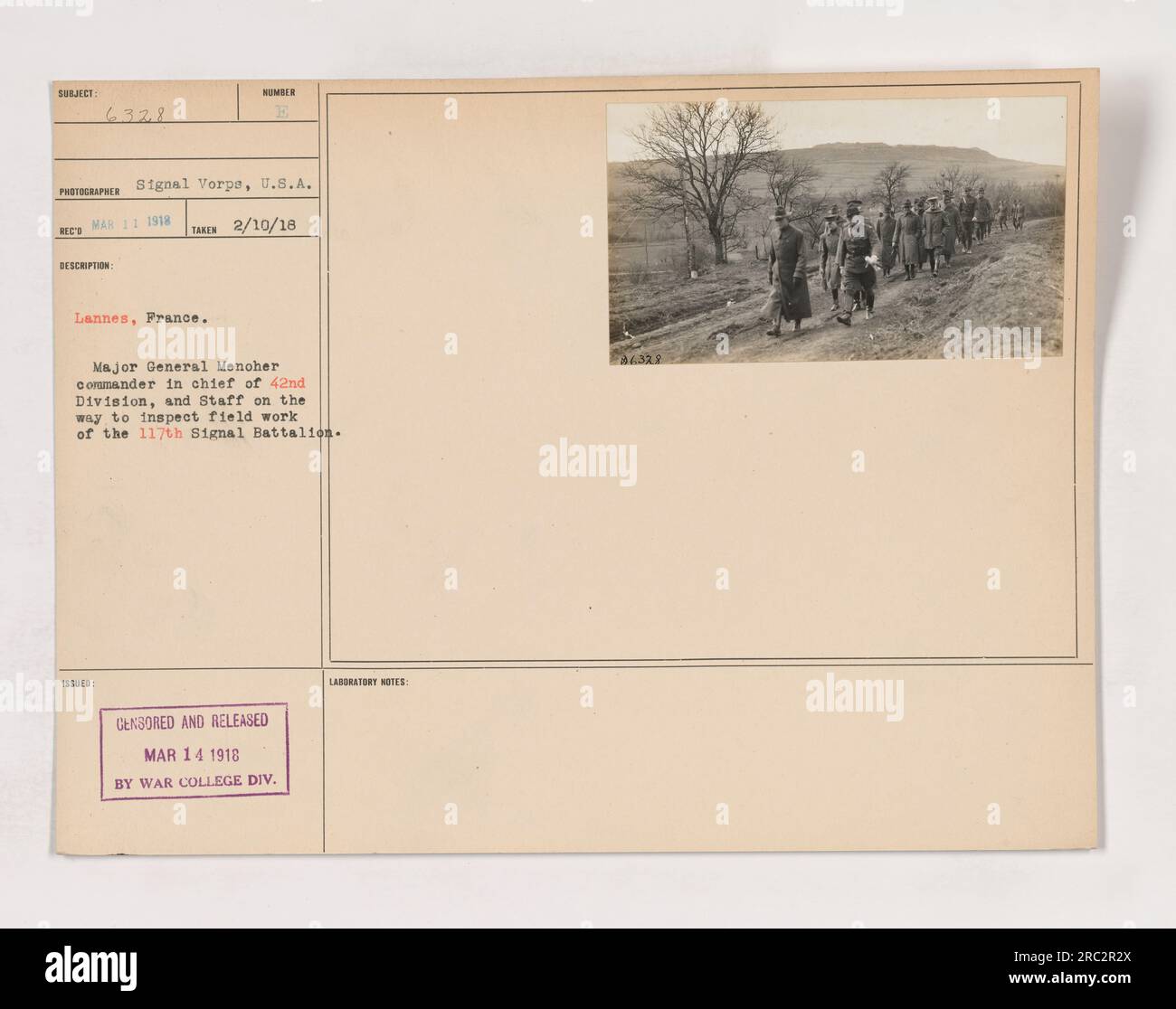 117th signal corps battalion hi-res stock photography and images - Alamy