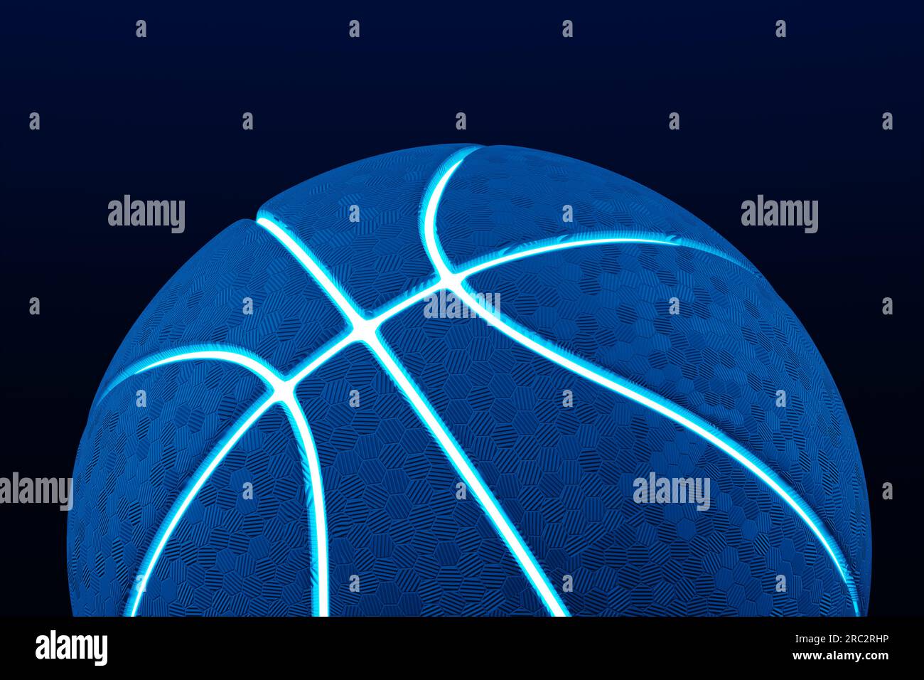 Dark blue basketball ball on black background Stock Photo - Alamy