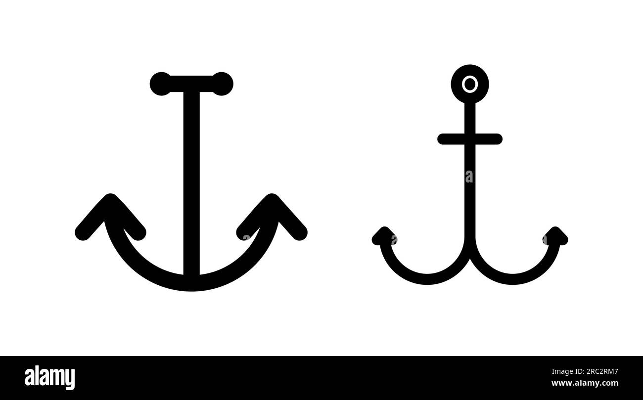 Anchor icon vector. Anchor sign. marine symbol Stock Vector Image & Art ...