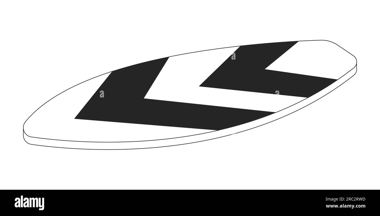 Surfboard flat monochrome isolated vector object Stock Vector Image ... Surfboard flat monochrome isolated vector object Stock Vector Image ...