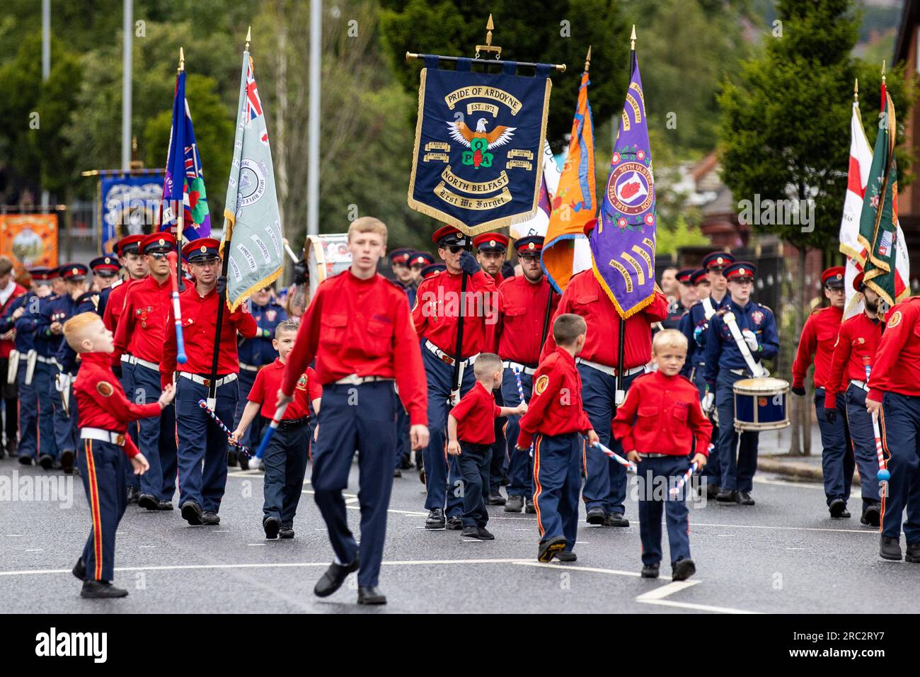 Part annual battle boyne commemorations hi-res stock photography and ...