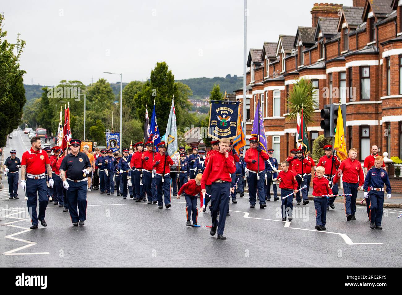 Part annual battle boyne commemorations hi-res stock photography and ...