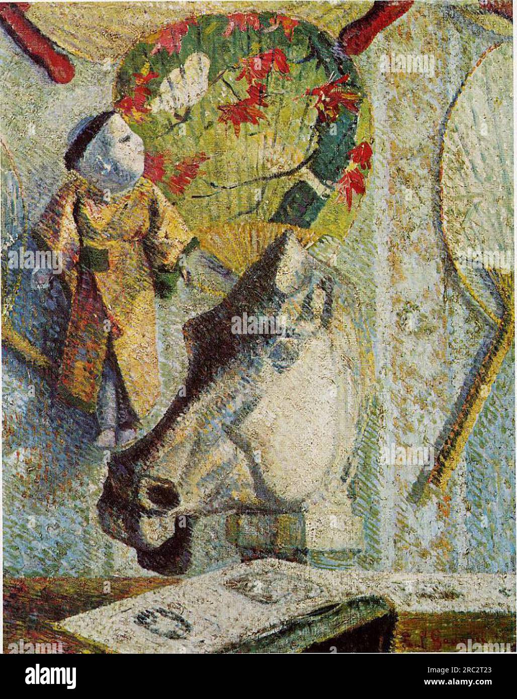 Still life with horse's head 1886; France by Paul Gauguin Stock Photo ...