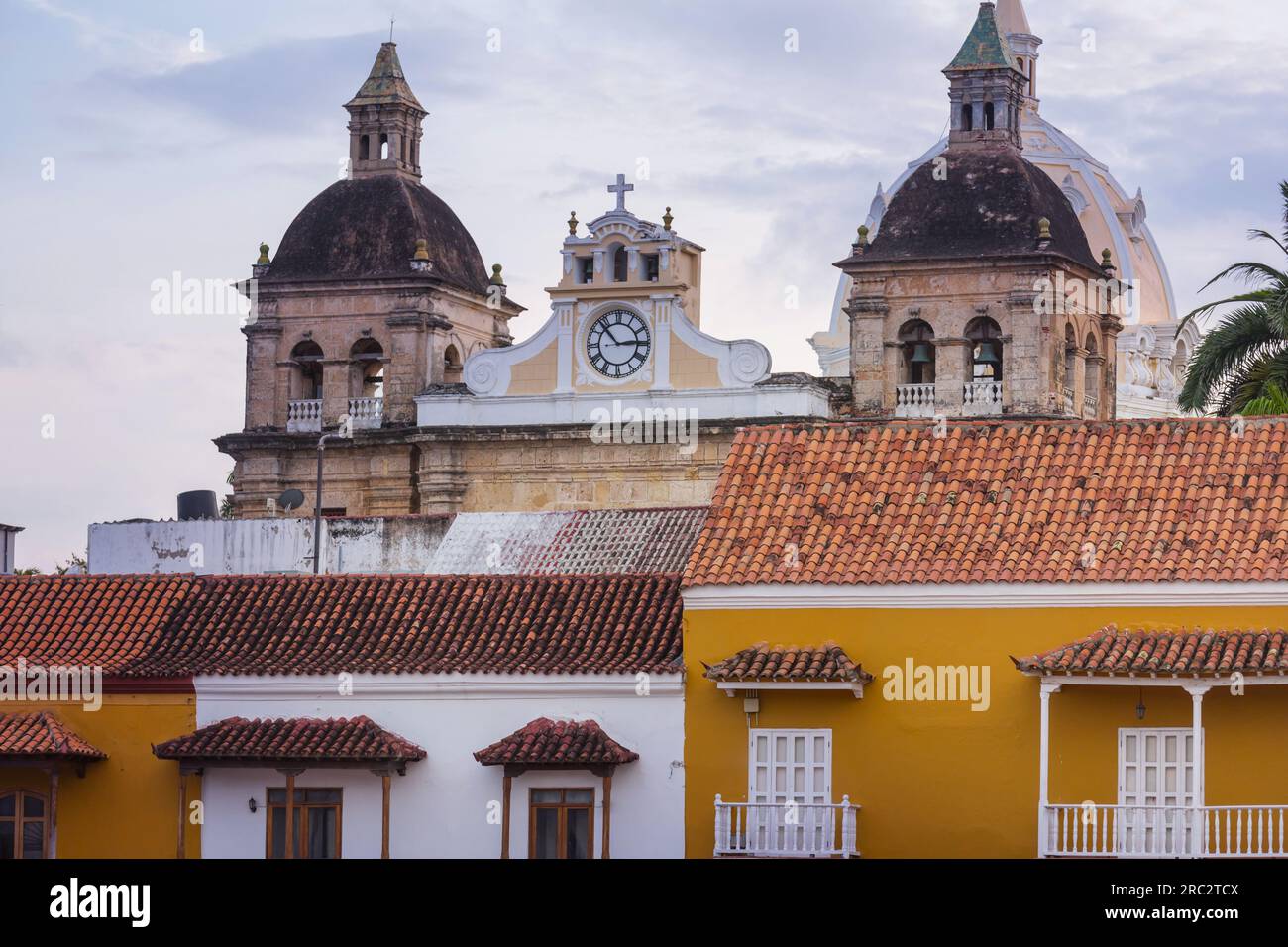 View of ancient city Cartagena de Indias, Colombia Stock Photo - Alamy