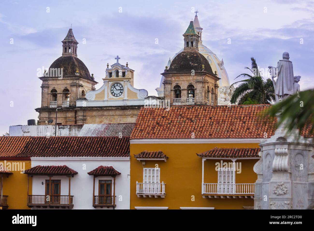 View of ancient city Cartagena de Indias, Colombia Stock Photo - Alamy