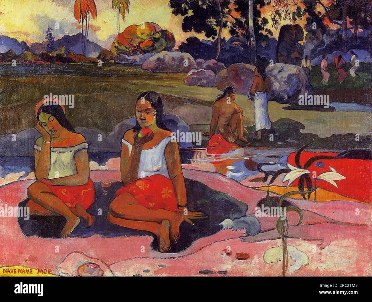 Sacred Spring 1894 by Paul Gauguin Stock Photo - Alamy