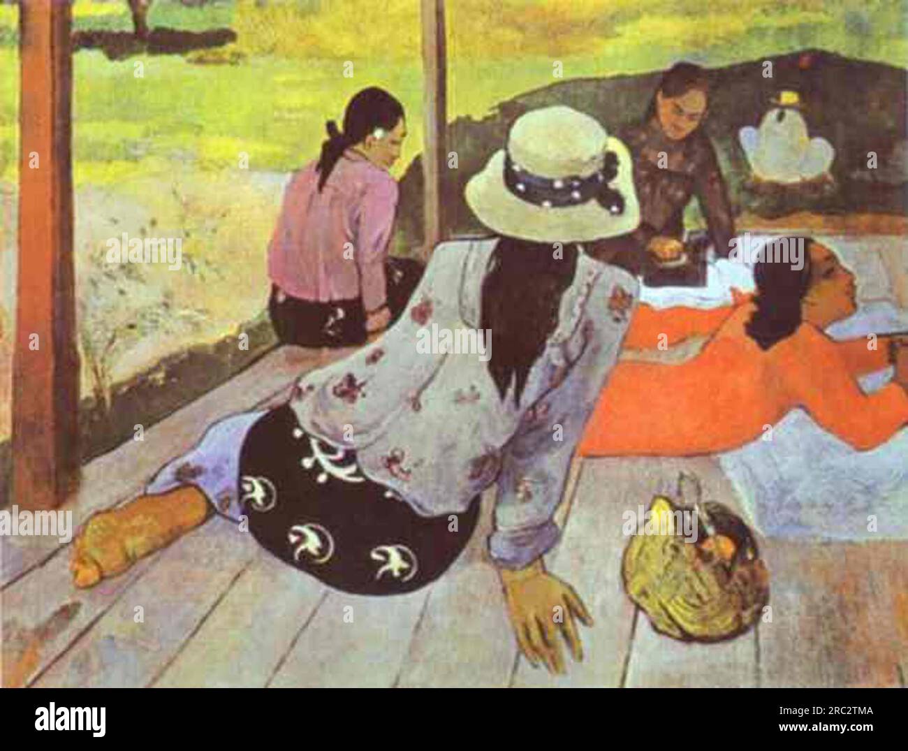 Siesta 1894; Paris, France by Paul Gauguin Stock Photo - Alamy