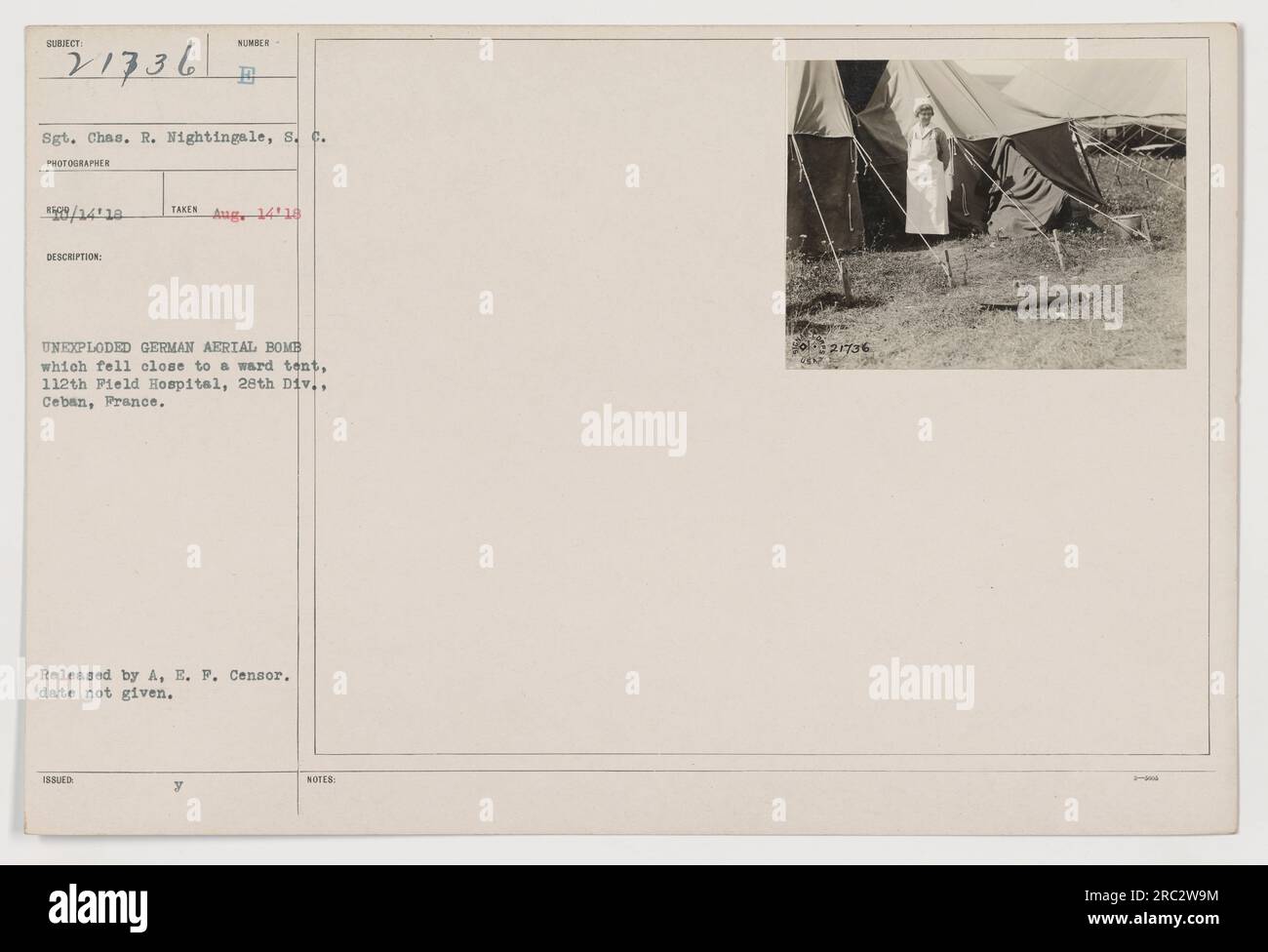 122th field hospital hi-res stock photography and images - Alamy