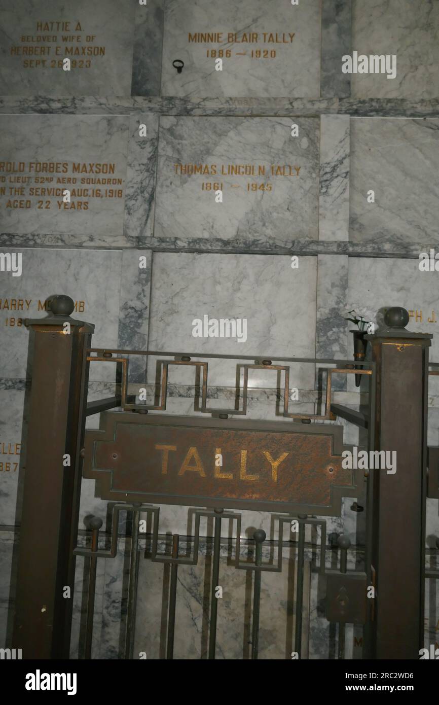 Inglewood, California, USA 11th July 2023 Pioneer Thomas Lincoln Tally ...