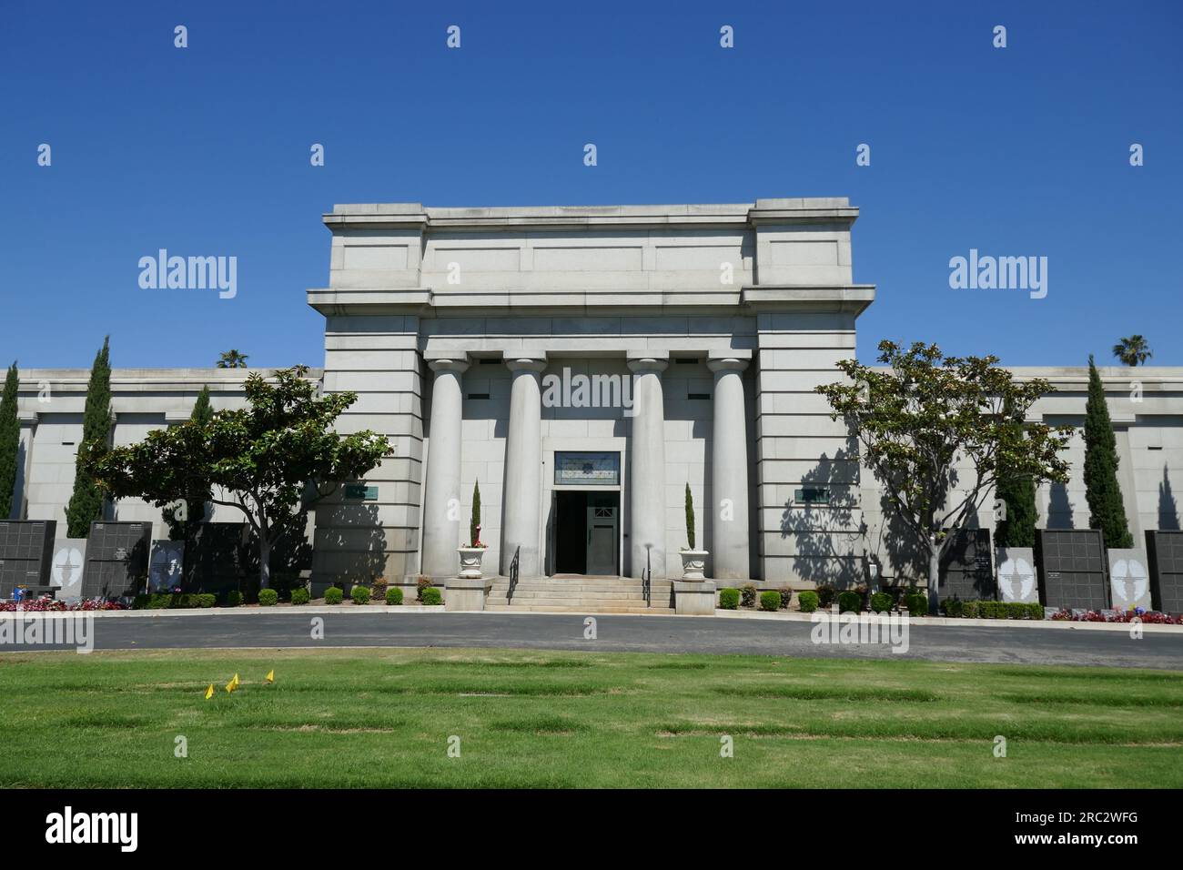 Inglewood, California, USA 11th July 2023 Inglewood Mausoleum at ...