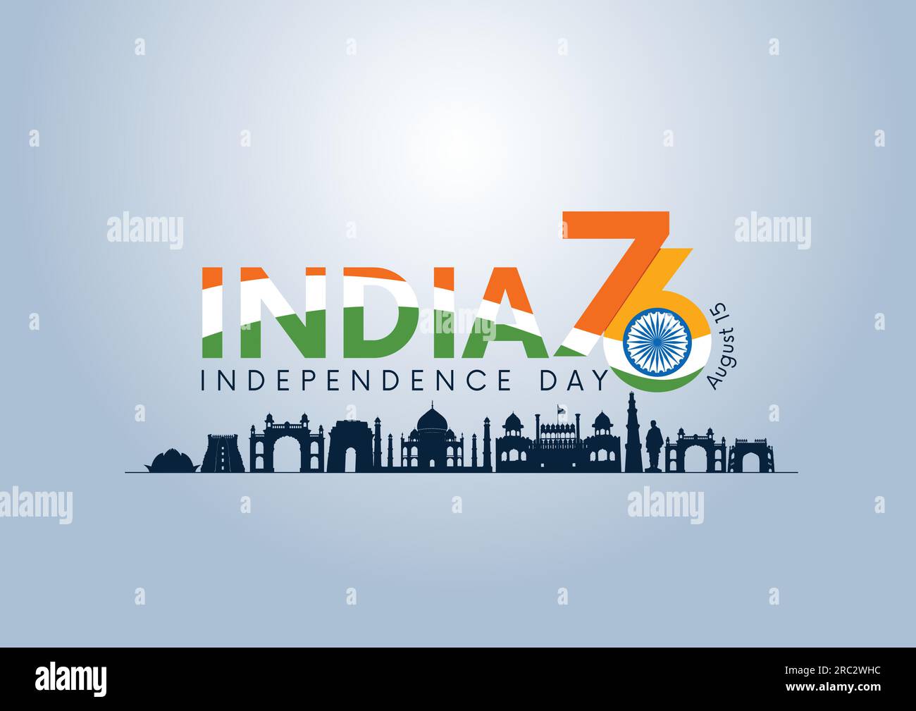 happy independence day India.15th August background. vector ...