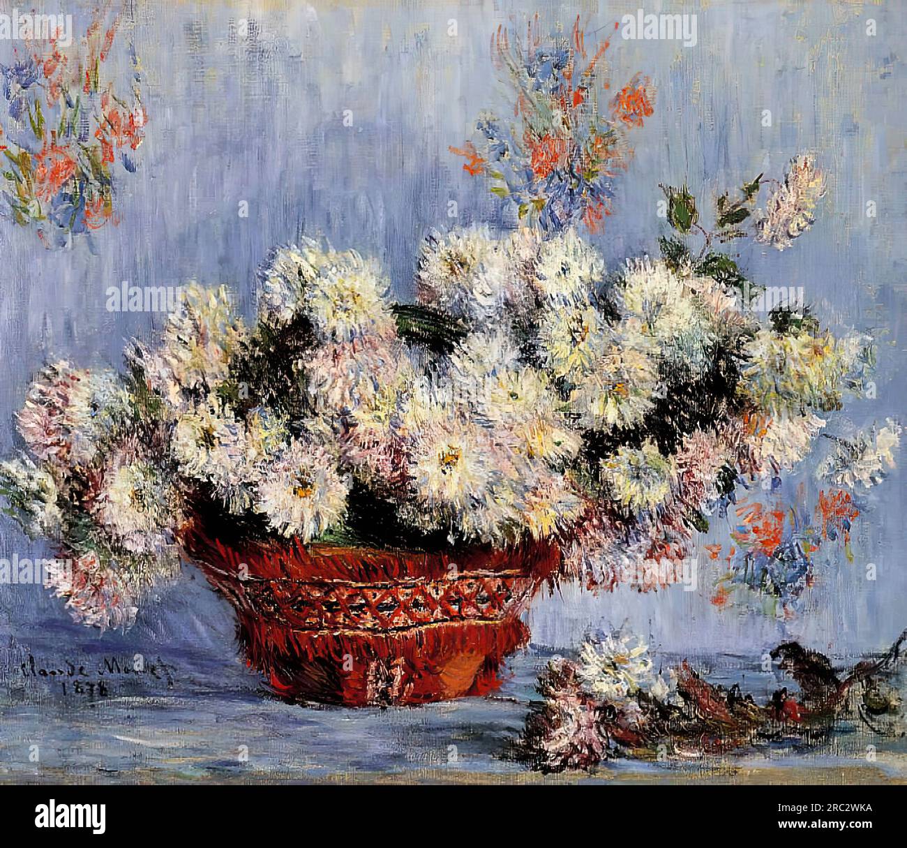 Claude Monet - Chrysanthemums Stock Photo - Alamy