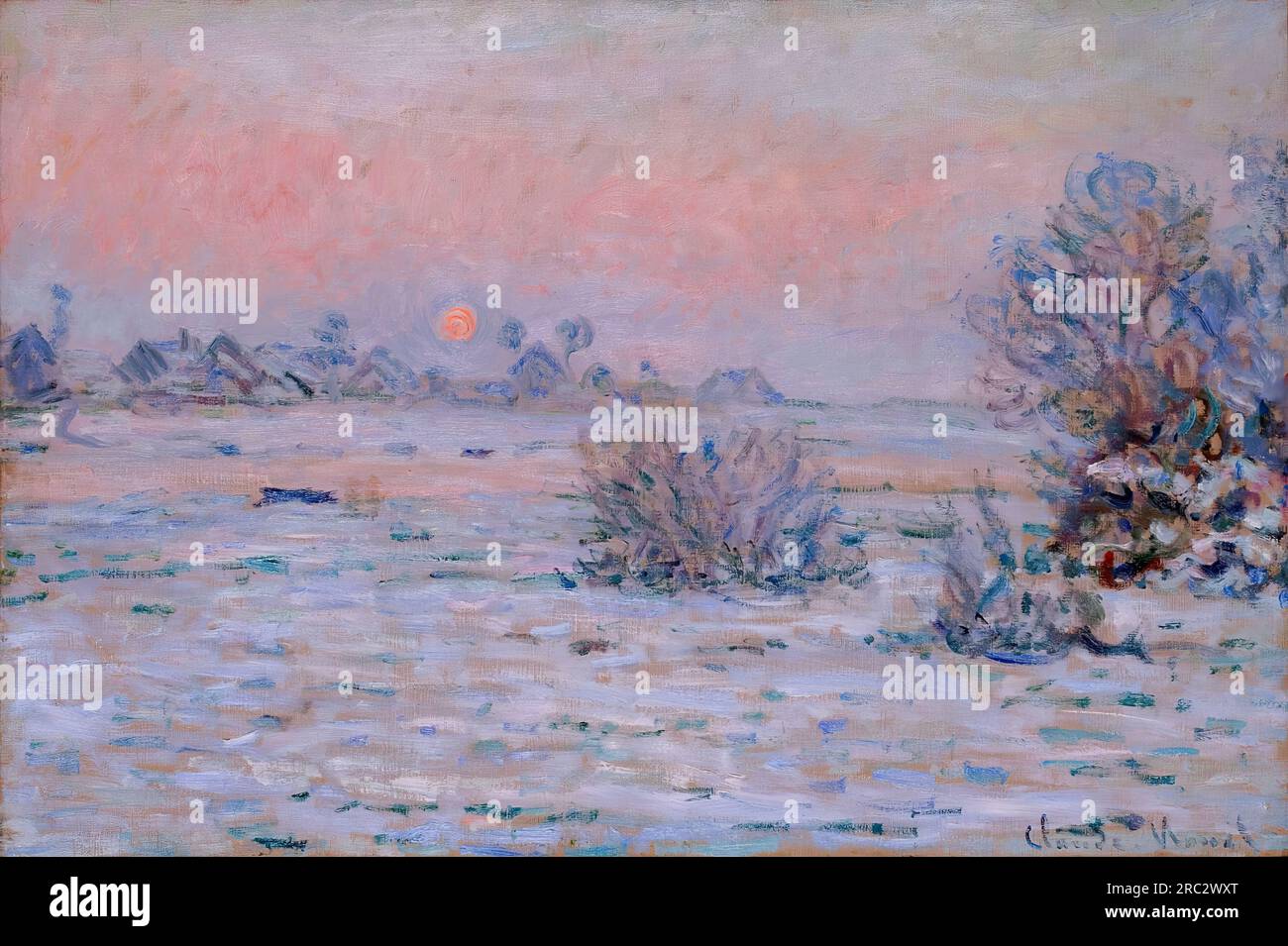 Claude monet the winter hi-res stock photography and images - Alamy