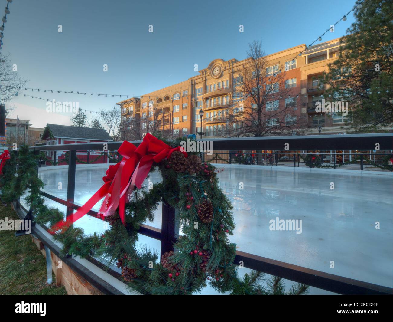 Ice Skating Rink Stock Photo - Alamy