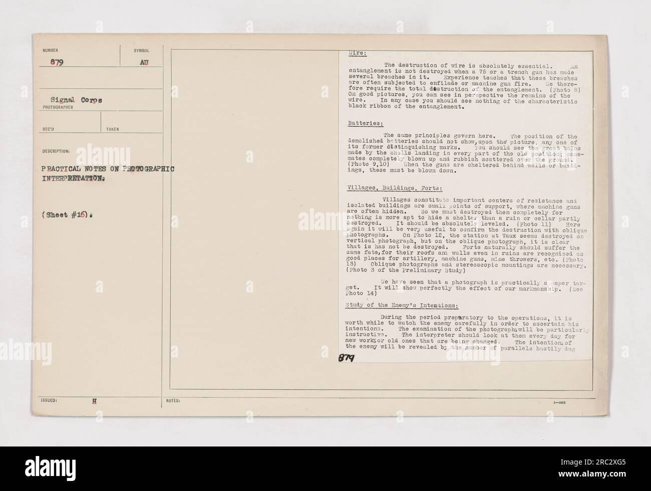 Soldiers demolishing wire entanglements during World War One. The ...