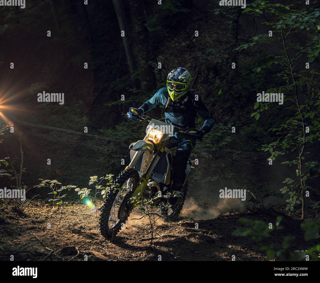 Motorcycle rides on mountain road hi-res stock photography and images ...