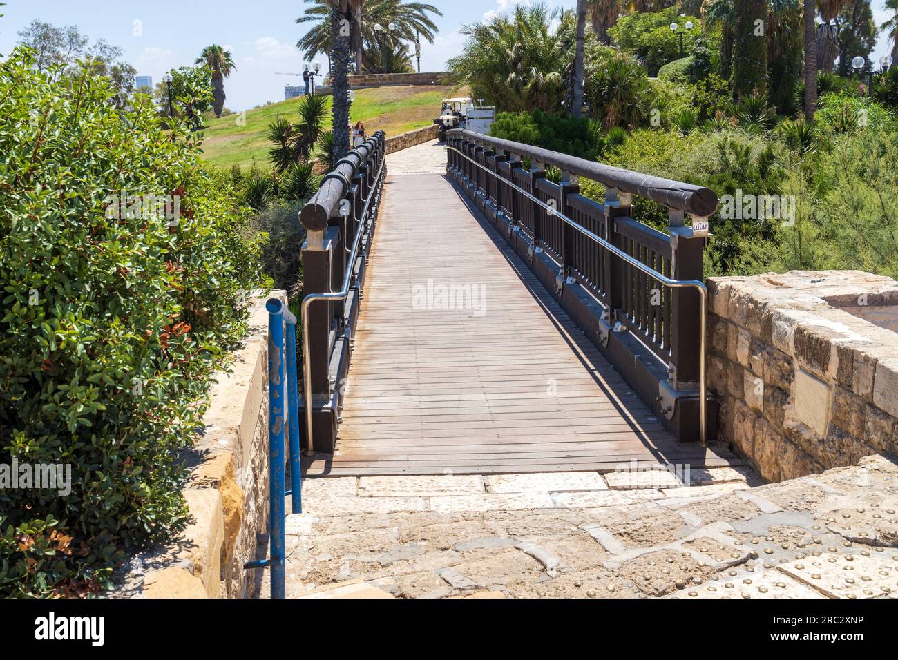 Tel Aviv Yafo, Gush Dan / Israel - Symbolic Wishing Bridge in Abrasha ...