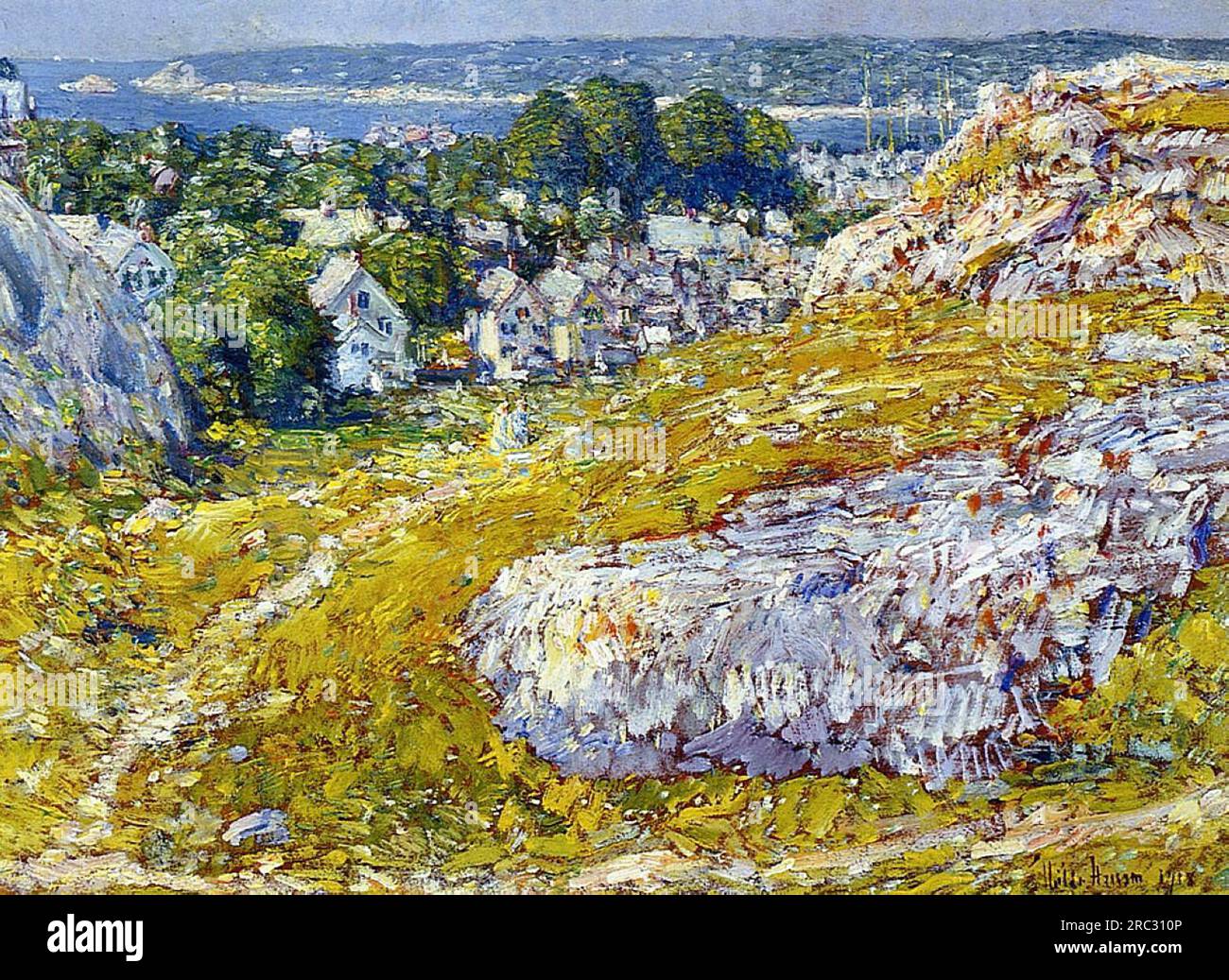 Norman's Woe, Gloucester, Massachusetts 1918 by Childe Hassam Stock ...