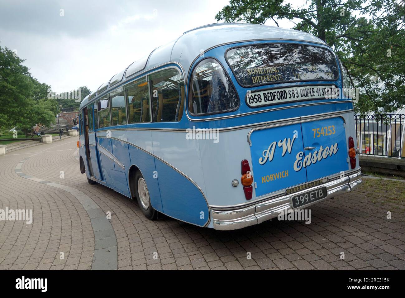Vintage Bus, Norwich, , England Stock Photo - Alamy