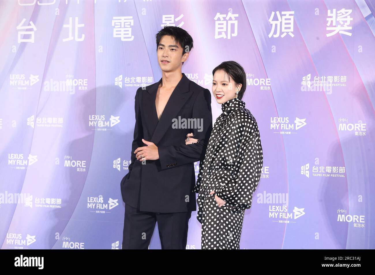 Taiwanese actor Tseng Jing-hua attends the 25th Taipei Film Festival in Taipei City, Taiwan, 8 ...