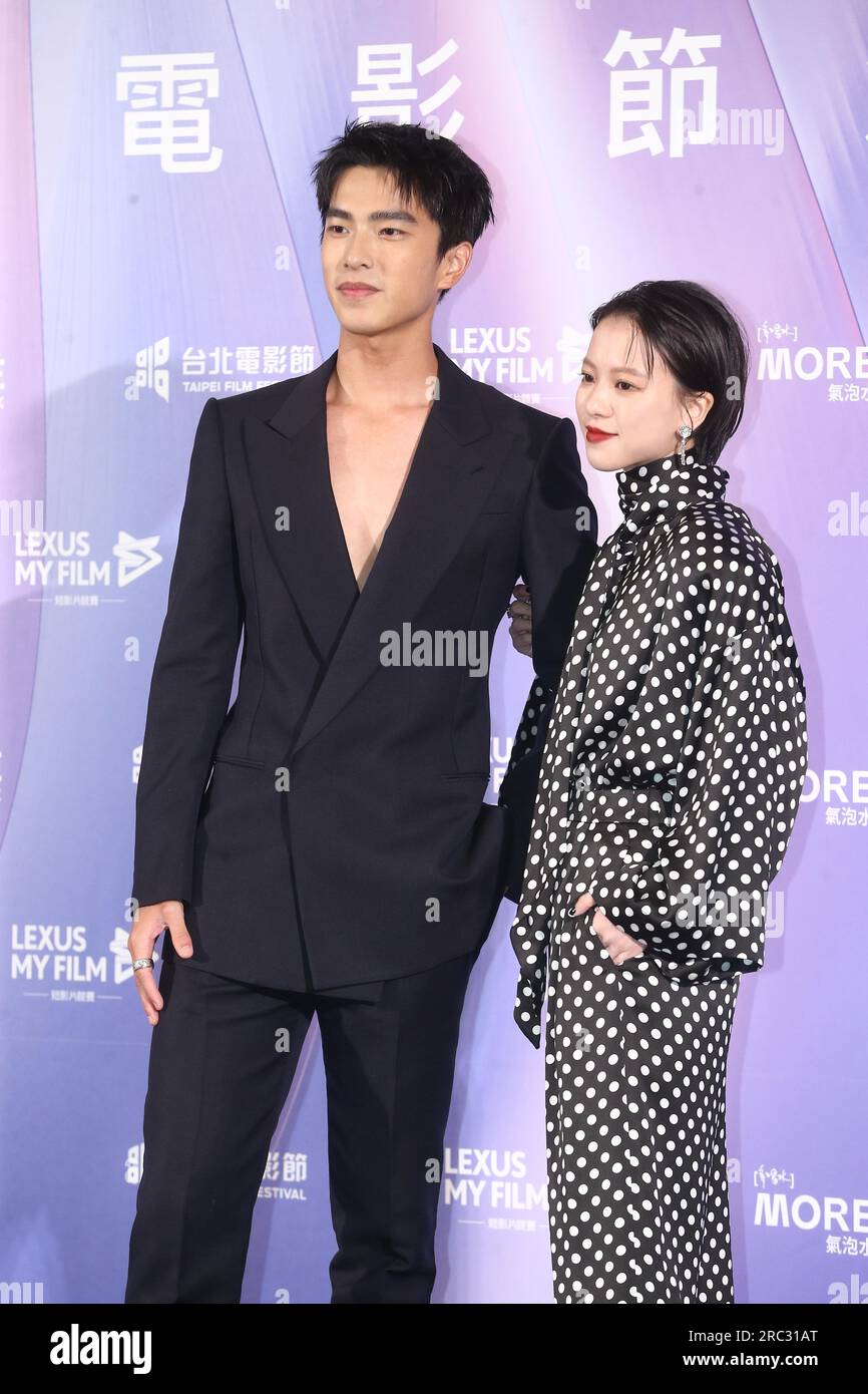 Taiwanese actor Tseng Jing-hua attends the 25th Taipei Film Festival in Taipei City, Taiwan, 8 ...