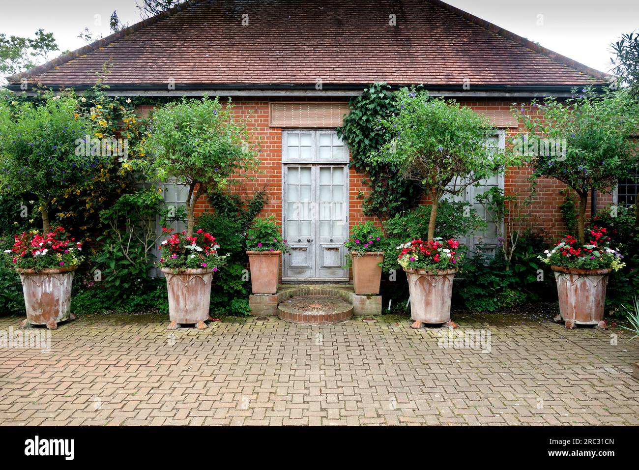 East Ruston Old Vicarage Gardens, Norfolk Stock Photo - Alamy