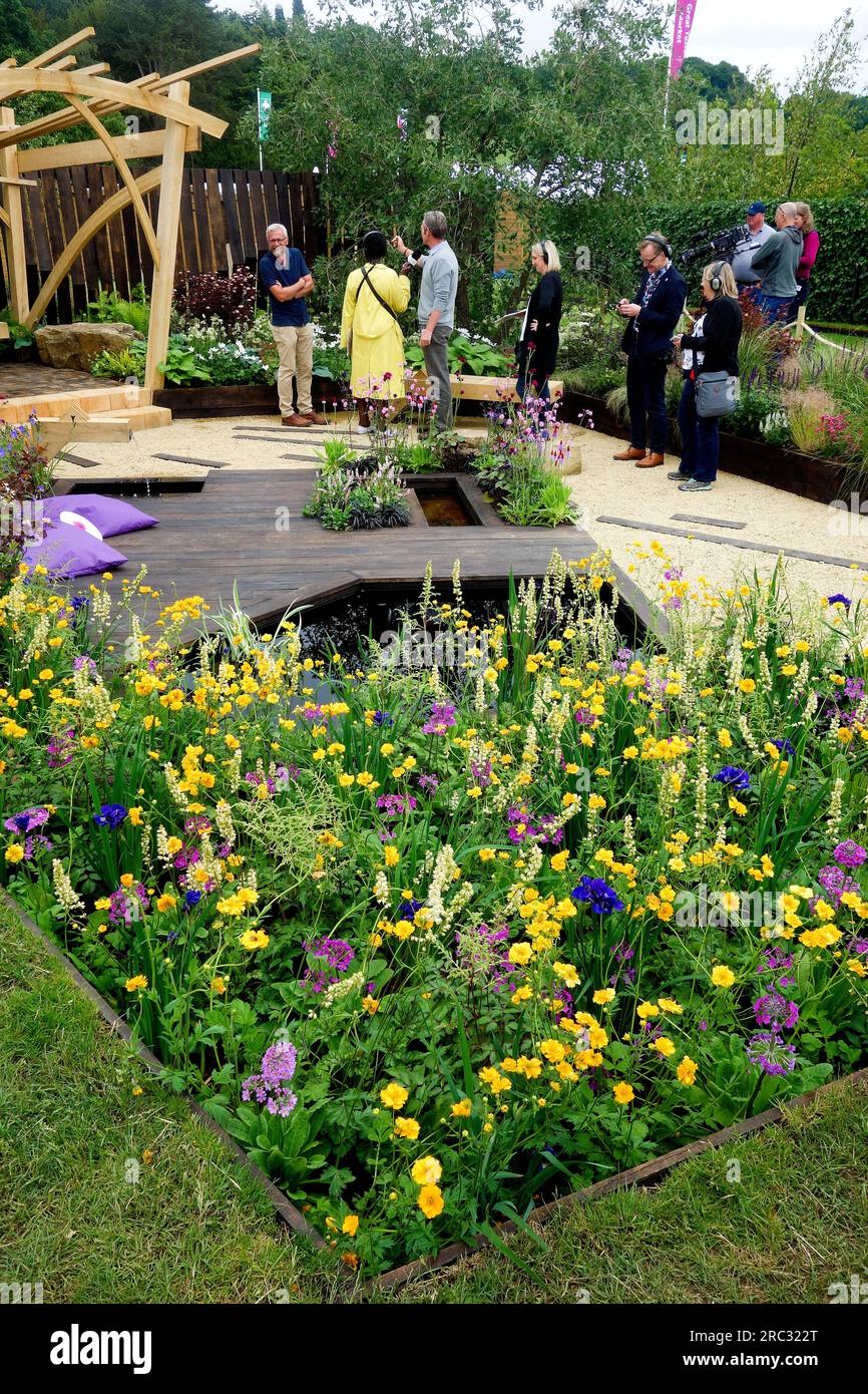 RHS Flower Show,, Chatsworth House, England Stock Photo - Alamy