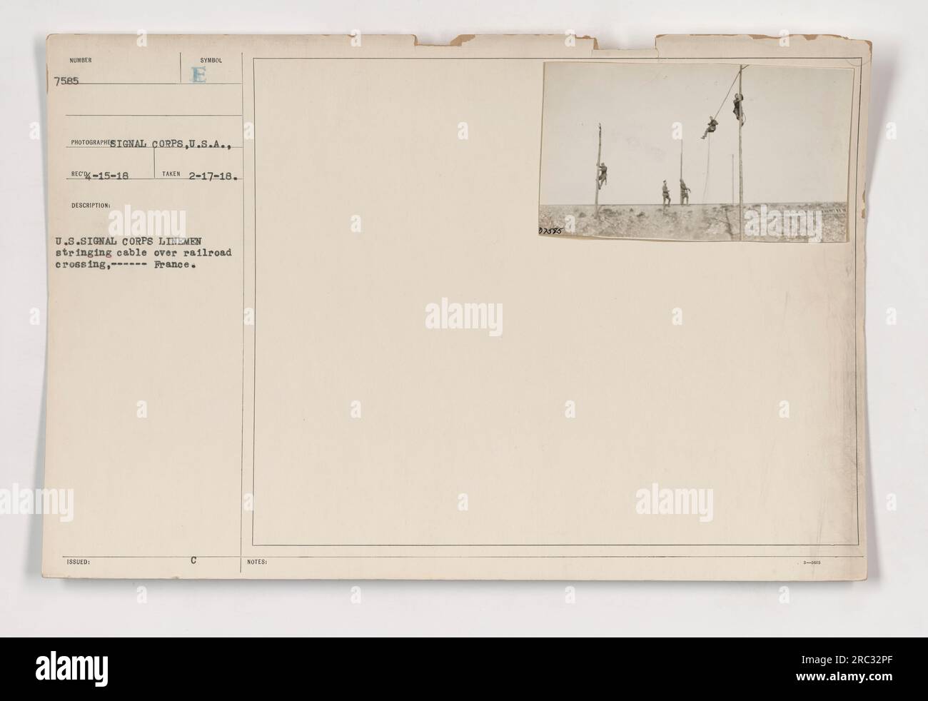 Soldiers from Company B of the Second Field Signal Battalion, operating ...