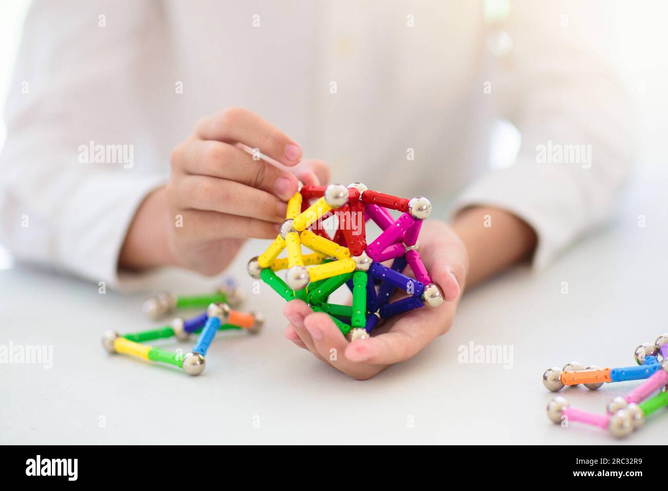 Magnetic toy sticks hi-res stock photography and images - Alamy