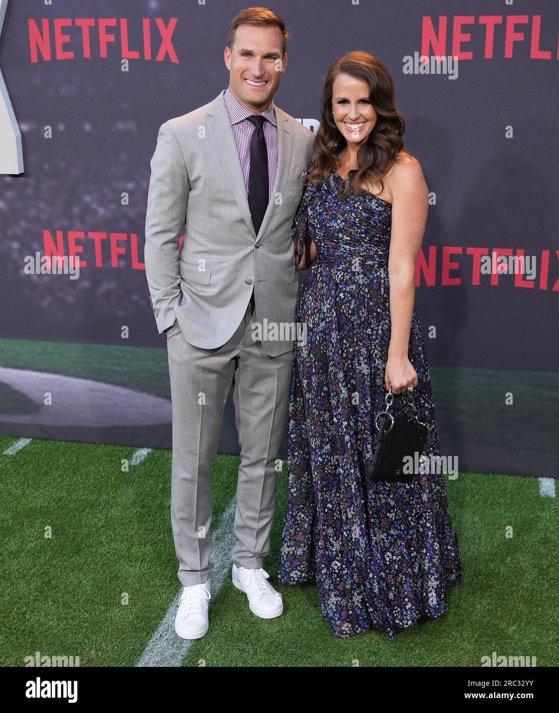 Los Angeles, USA. 11th July, 2023. (L-R) Football quarterback Minnesota ...